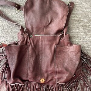Cut & Paste | Bags | Cut N Paste Leather Fringe Multipocket Bag | Poshmark